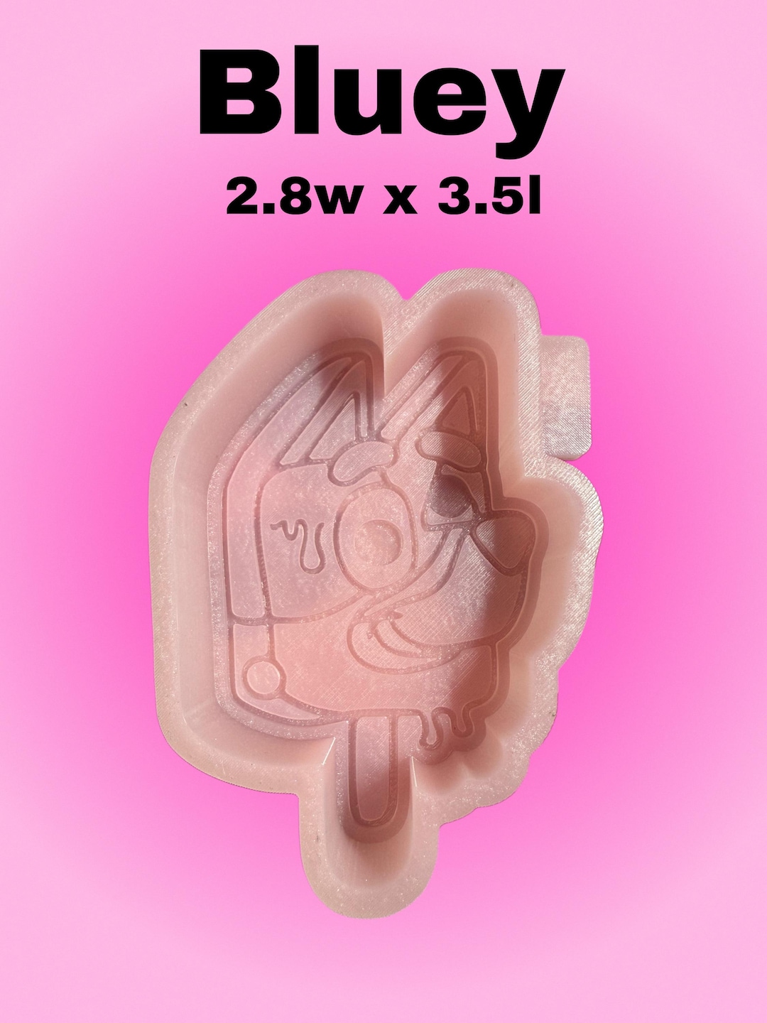 Bluey Ice Cream Silicone Mold: Resin, Clay, Freshies - Etsy