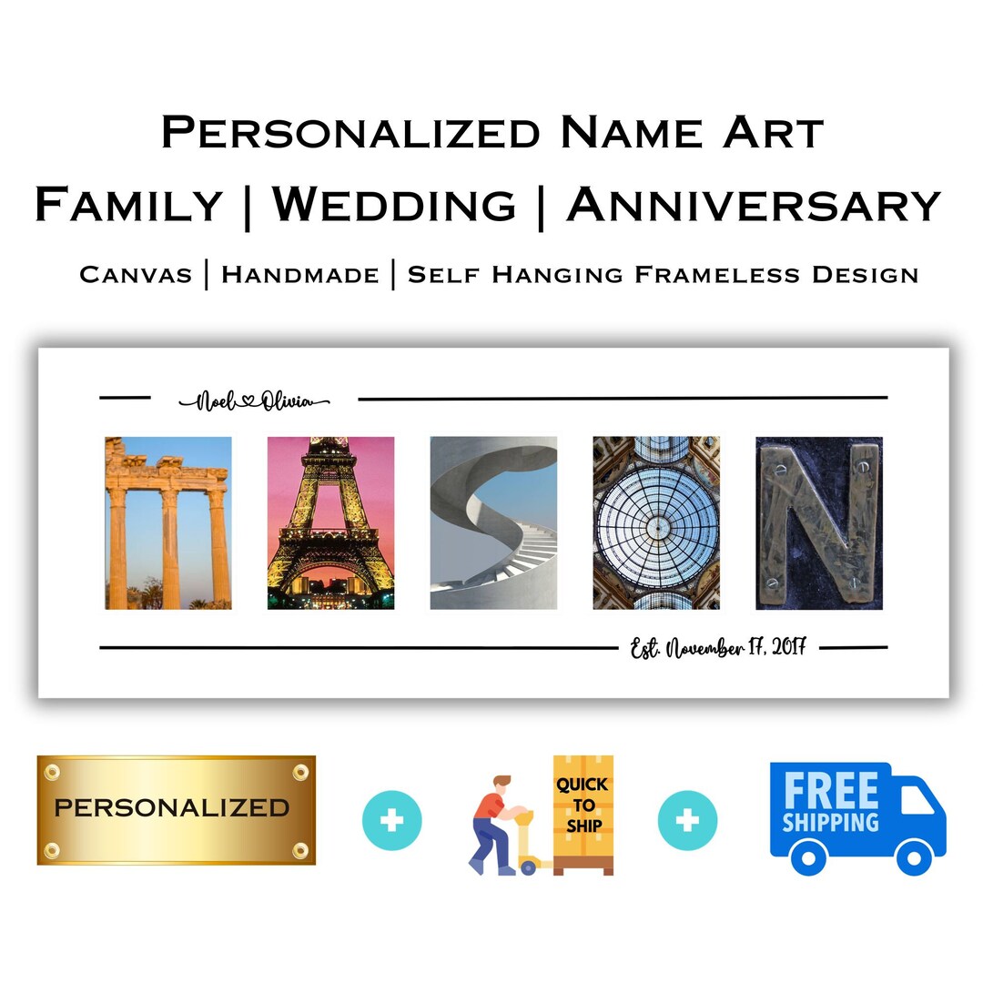 Last Name Wall Art | Alphabet Photography | Alphabet Art | Name Wall ...