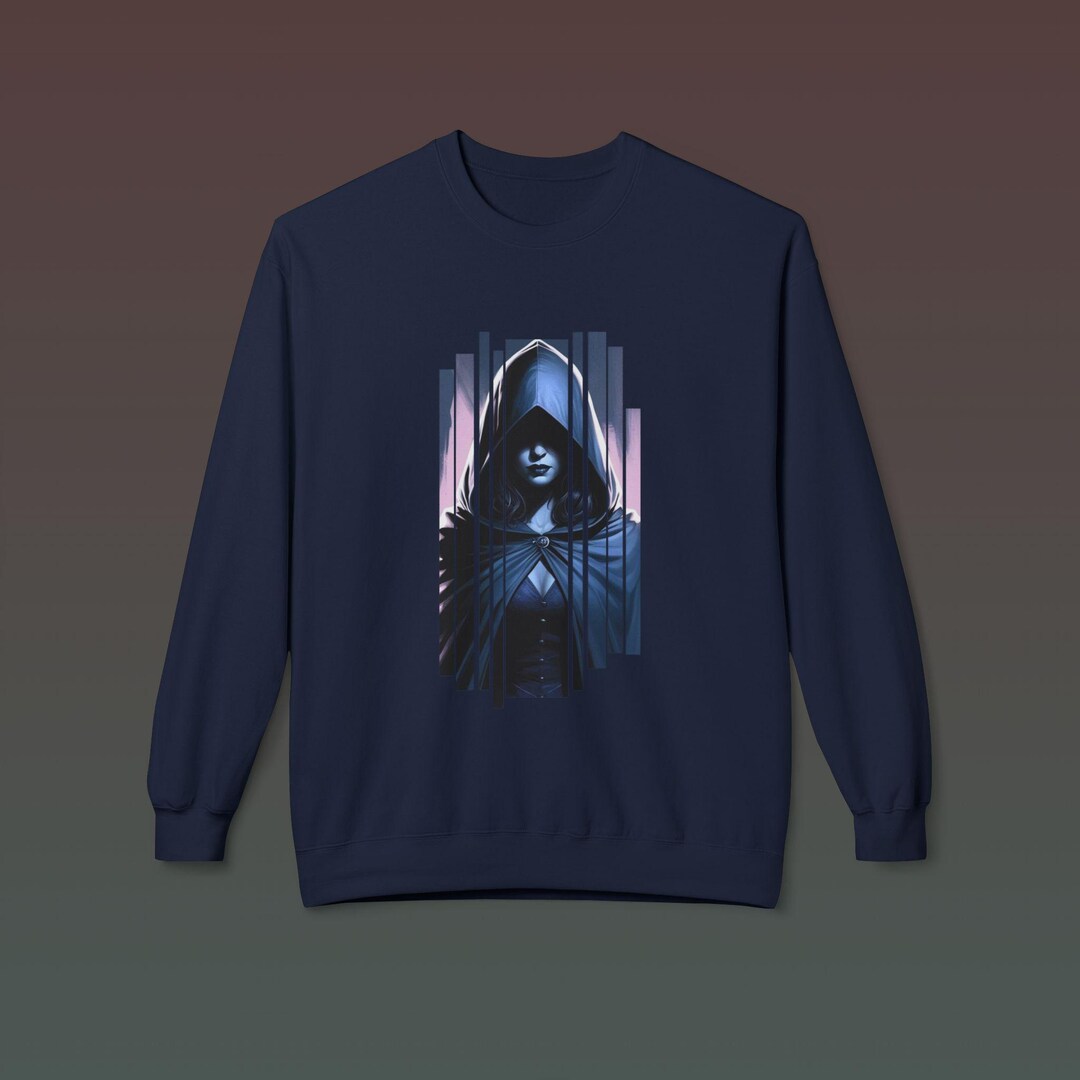 Dnd Rogue Midweight Navy Crew Neck Sweatshirt | Alt Fashion | Mens and ...