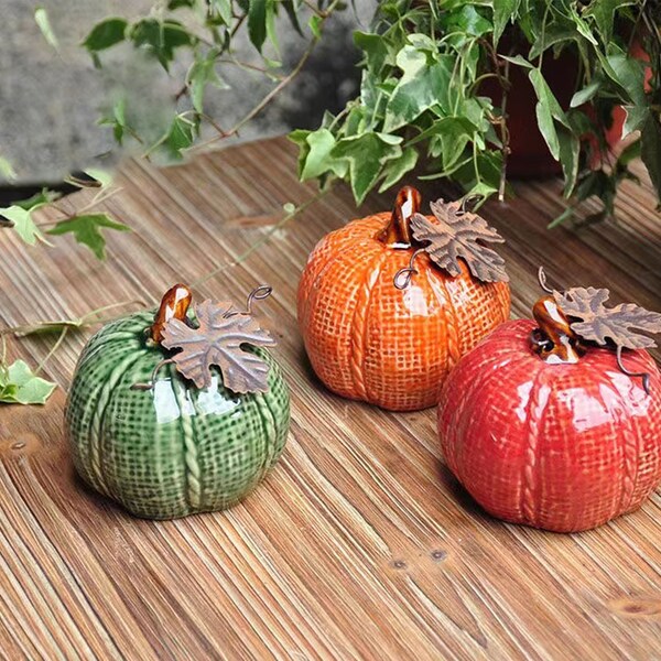 Ceramic Pumpkin - Etsy