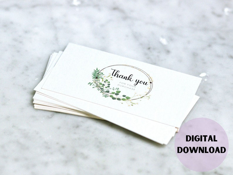 Tarjetas de agradecimiento imprimibles para propietarios de - Etsy México