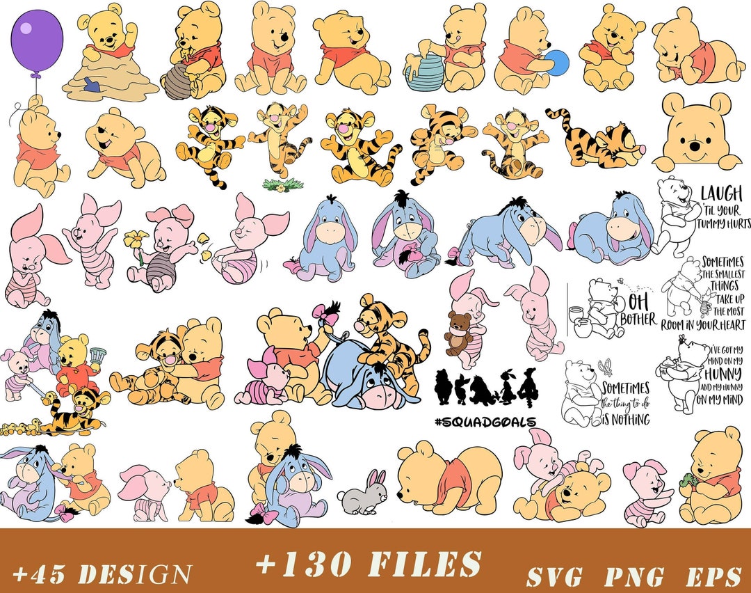 Classic Storybook Bears and Friends SVG Layered Bundle - Etsy UK