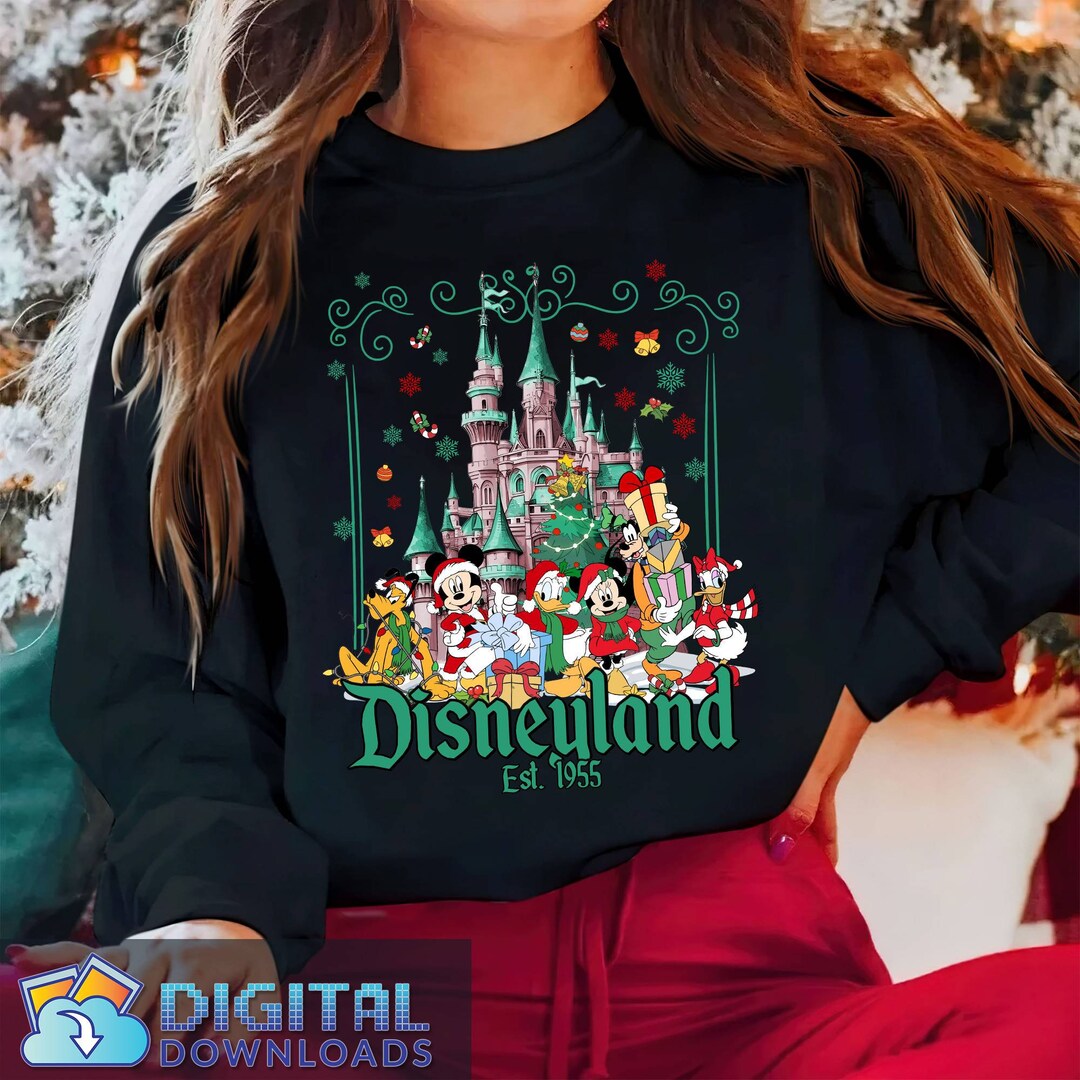 Disneyland Est 1955 Christmas Png Disneyland Mickey and - Etsy