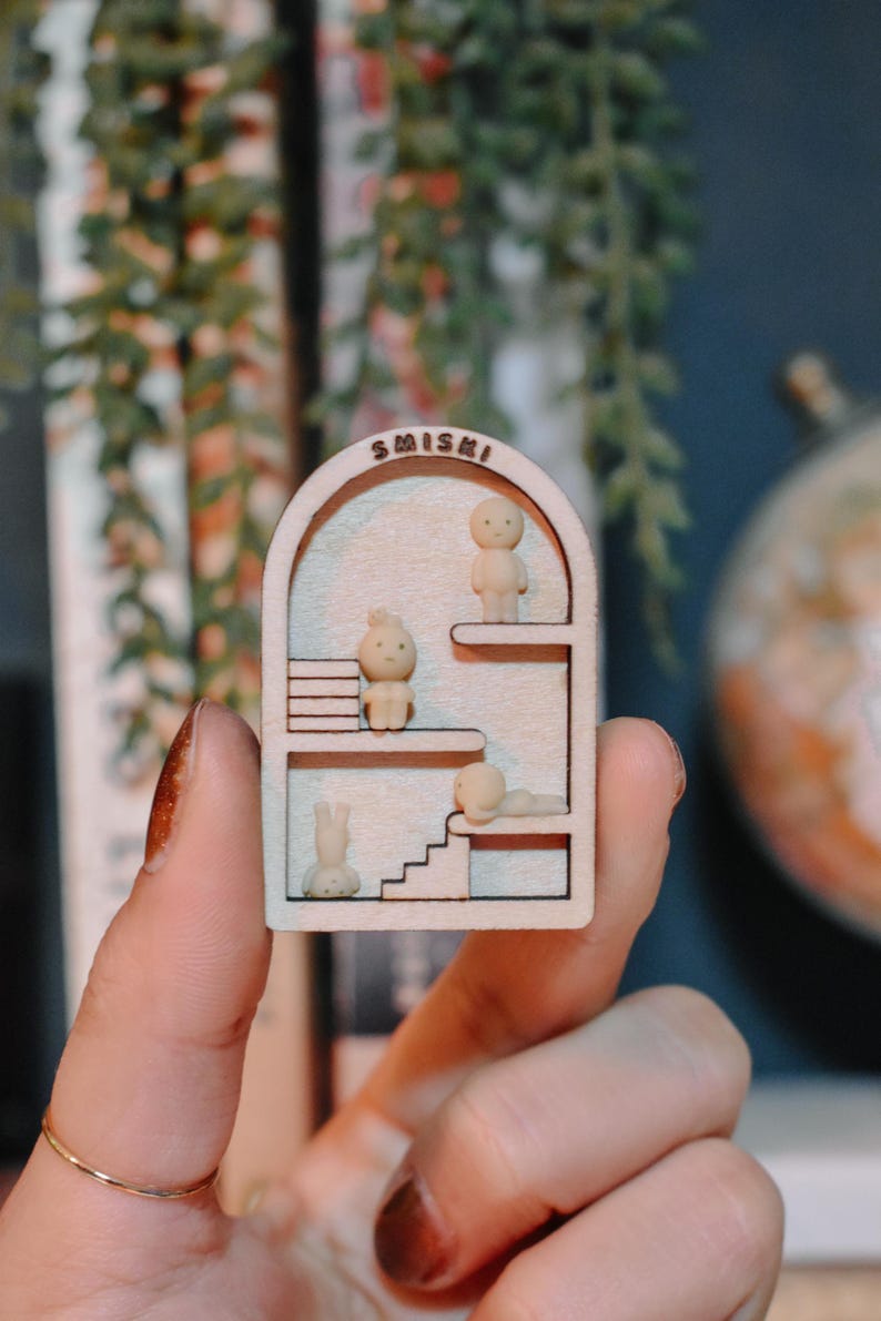 Handmade Mini Smiski Inspired Shelf Magnet - Etsy