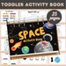 Space Activity Book: Printable Learning Binder for Toddlers (PDF) - Etsy