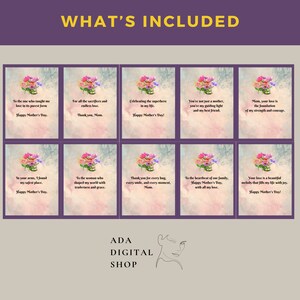 Printable Mothers Day Card Template Happy Mothers Day Appreciation Card ...