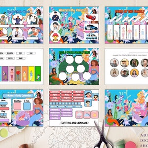 Mermaid Busy Book Printable Toddler Preschool Activity Book | Toddler ...