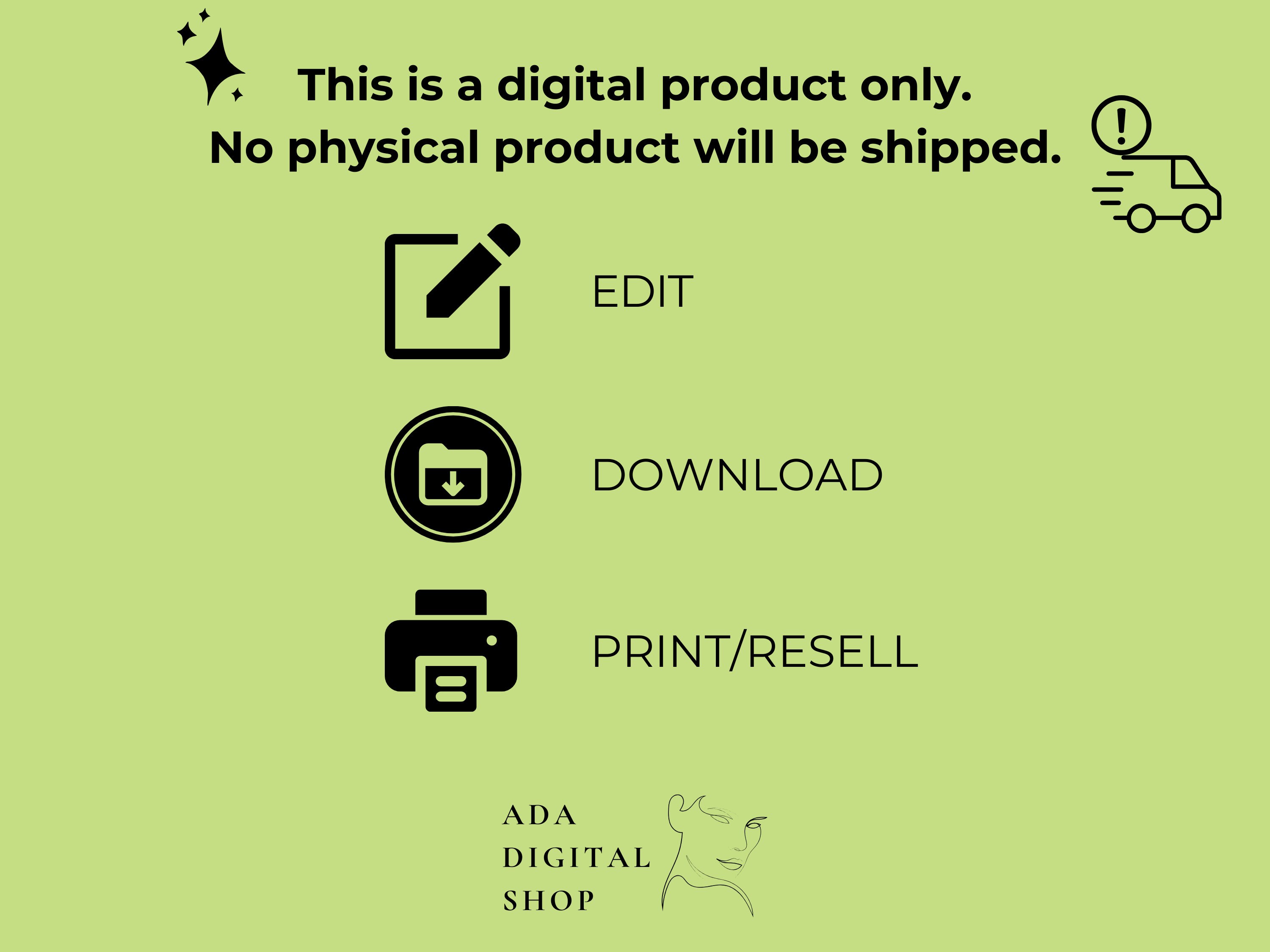 Rush ID Packages Template | Easy Drag and Drop | Canva - Etsy