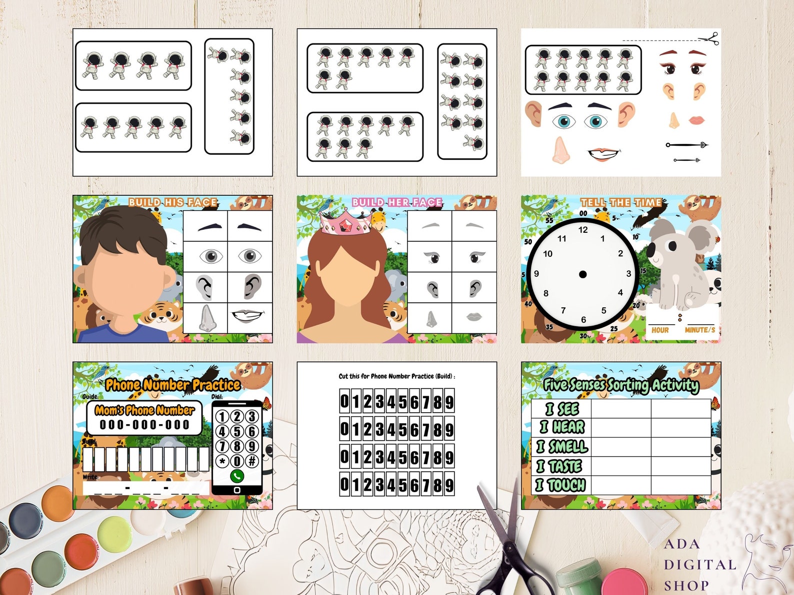 Animals Busy Book: Toddler Learning Activity (PDF Pattern) - Etsy