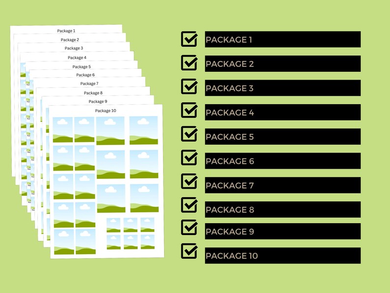 Rush ID Packages Template | Easy Drag and Drop | Canva - Etsy