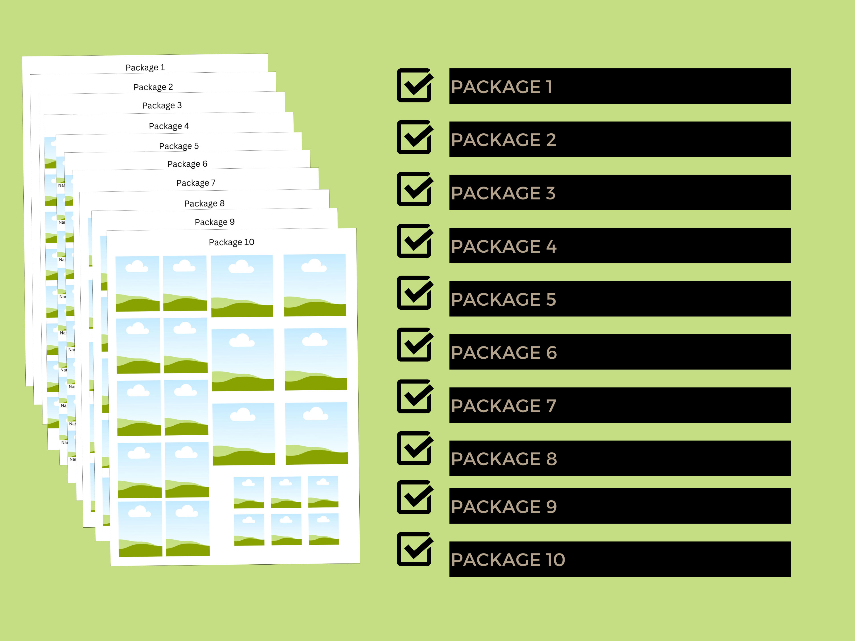 Rush ID Packages Template | Easy Drag and Drop | Canva - Etsy