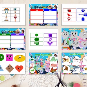 Mermaid Busy Book Printable Toddler Preschool Activity Book | Toddler ...