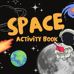 Space Activity Book: Printable Learning Binder for Toddlers (PDF) - Etsy