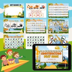 Toddler Busy Book Bundle: 6-in-1 Learning Binder (PDF) - Etsy