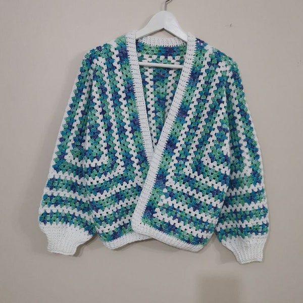 Hexagon Cardigan Crochet Pattern - Etsy