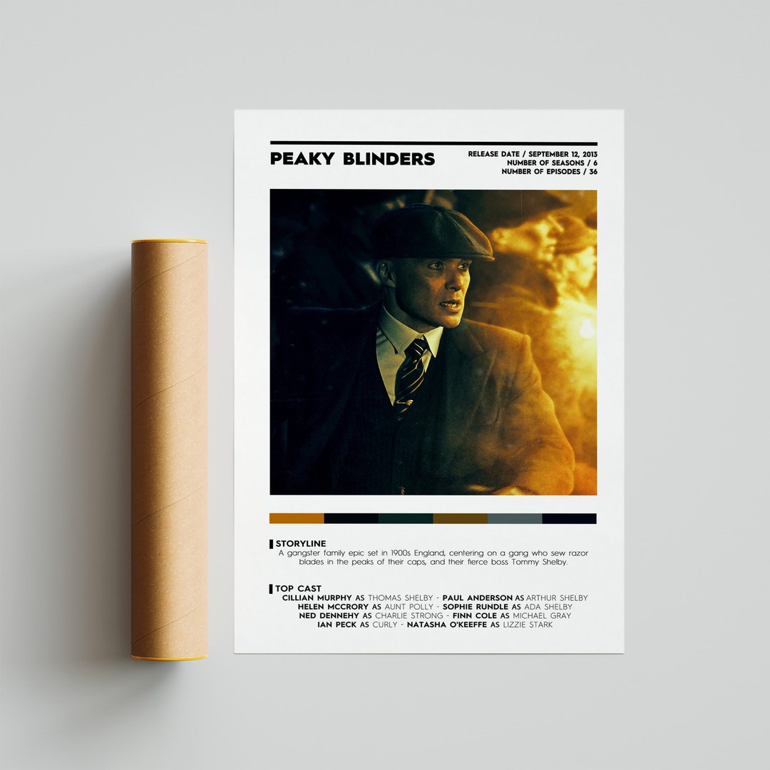 Peaky Blinders Poster 3 Colors 1 Price for Digital Downloads - Etsy