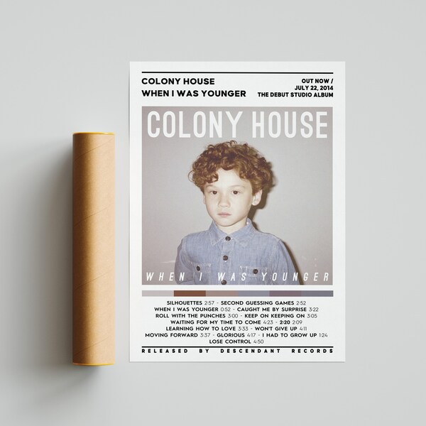 Colony House Poster - Etsy
