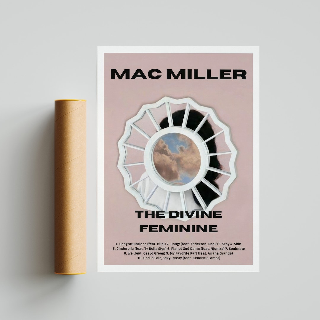 Mac Miller the Divine Feminine Album Cover Poster / Room - Etsy