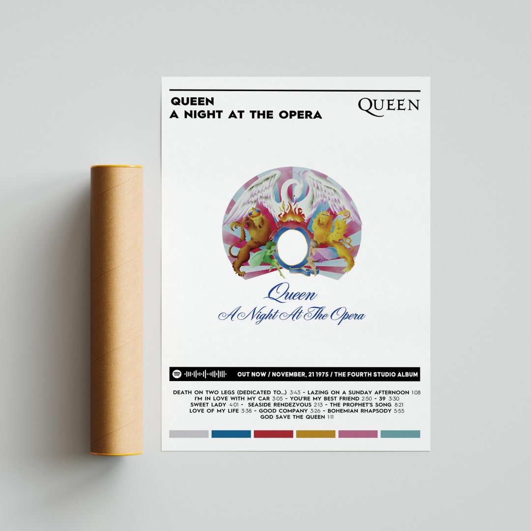 The Queen A Night at the Opera Album Cover Poster 3 - Etsy
