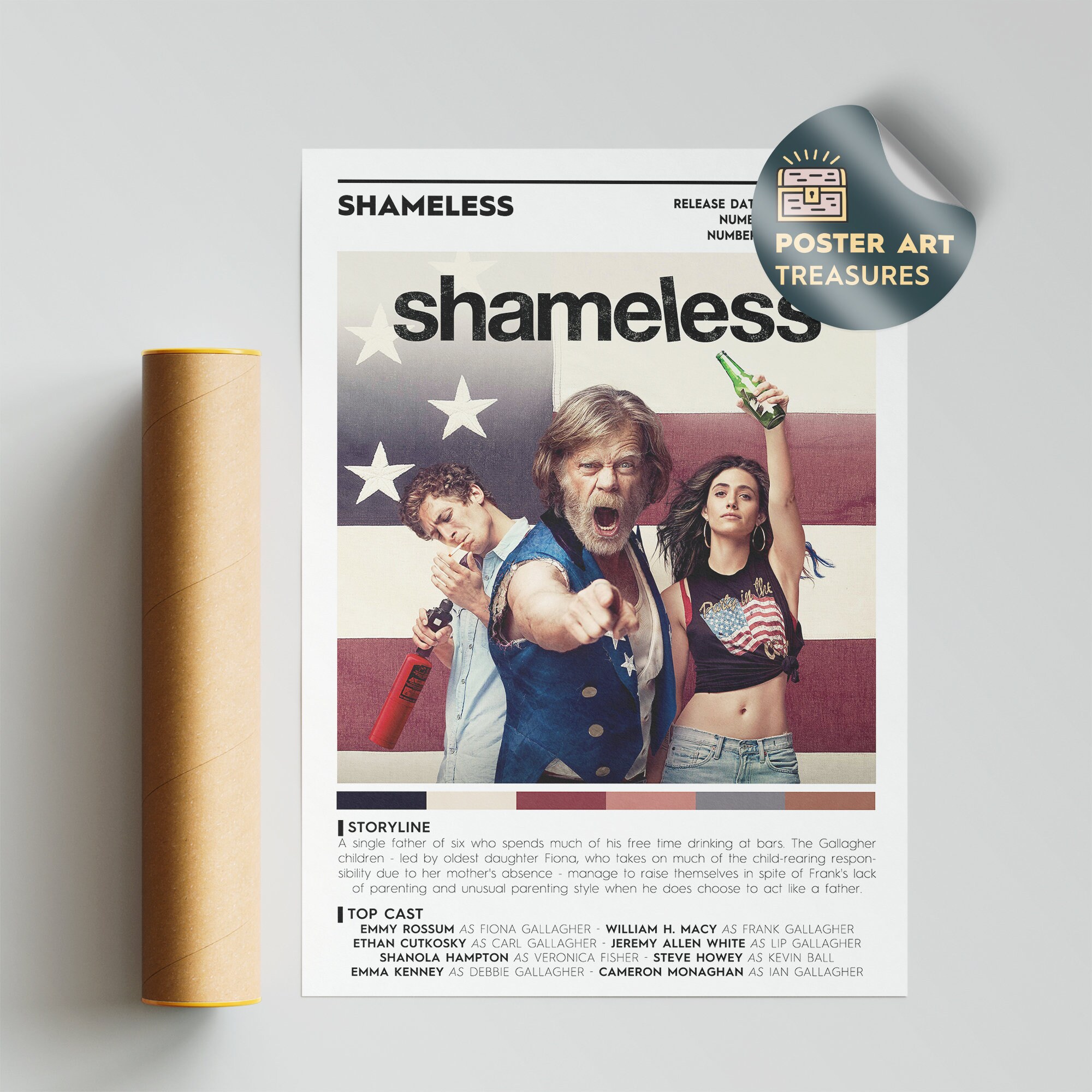 Emmy Rossum Shameless Poster