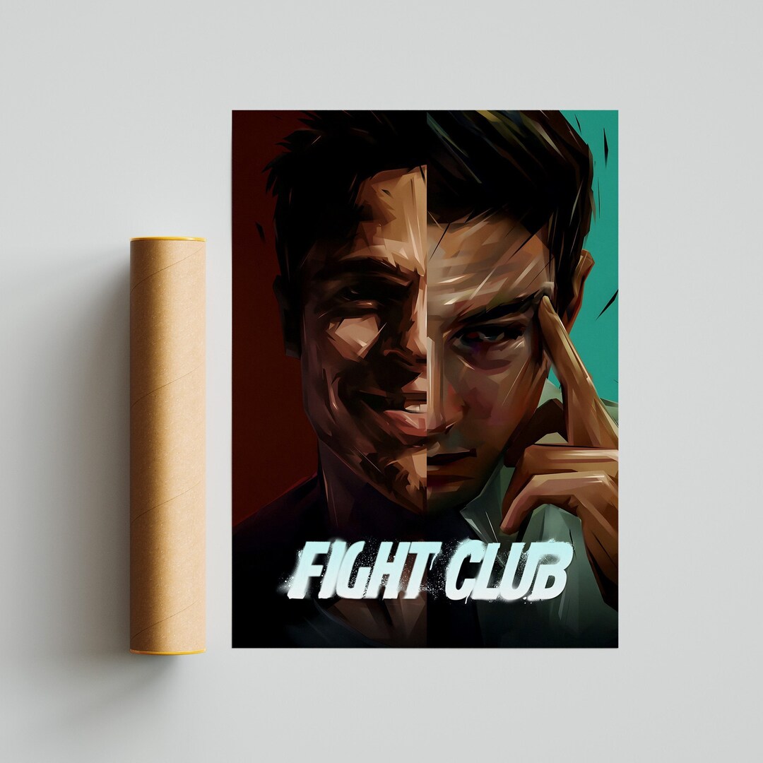 Fight Club Movie Poster Fight Club Posters Wall Art Wall - Etsy