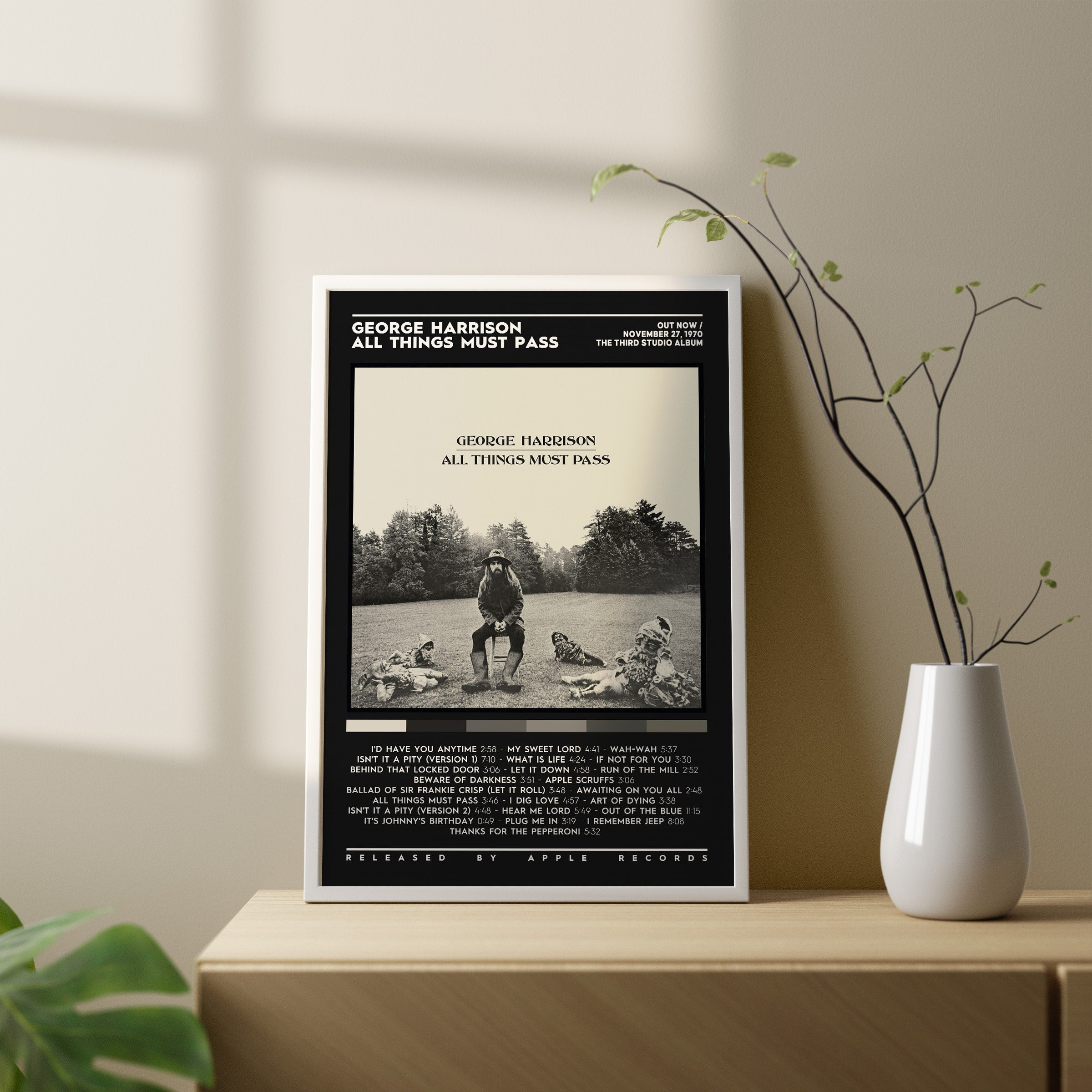 George - ATM Pass Album Poster / Album Cover Poster / Music Decor ...