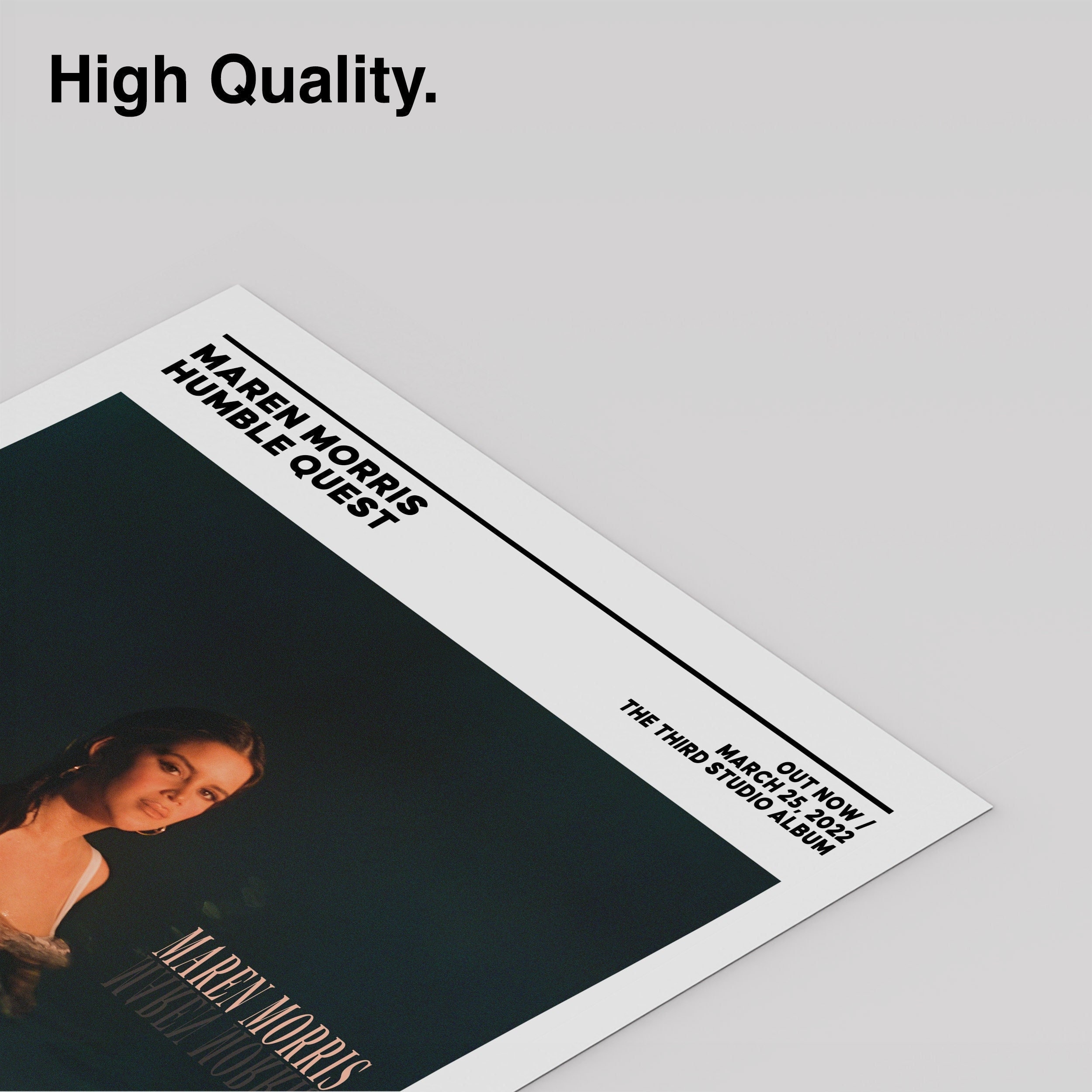 Maren Morris - Humble Quest Album Posters sold by Stingray | SKU ...