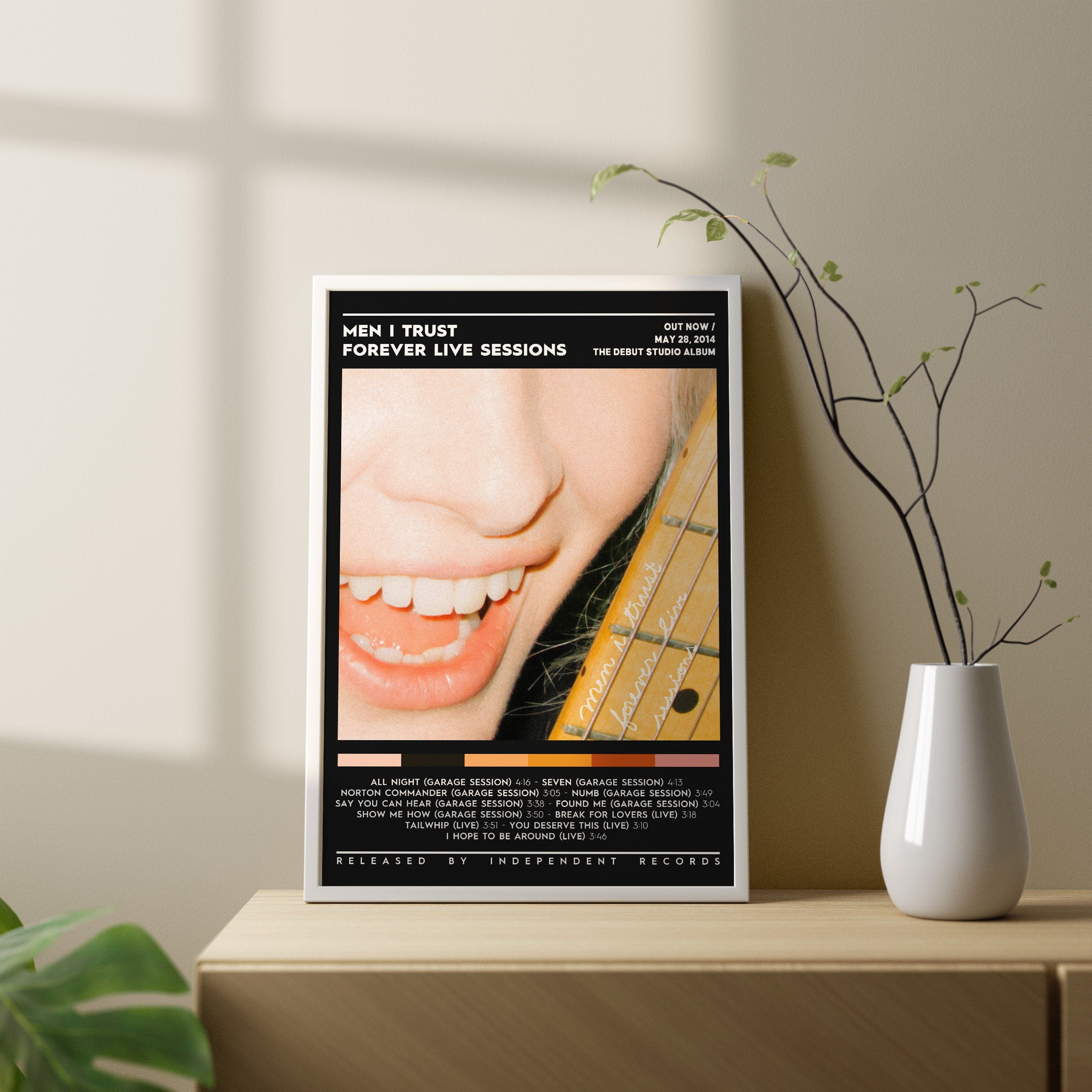 Men I Trust Forever Live Sessions Album Poster / Album Cover Poster ...