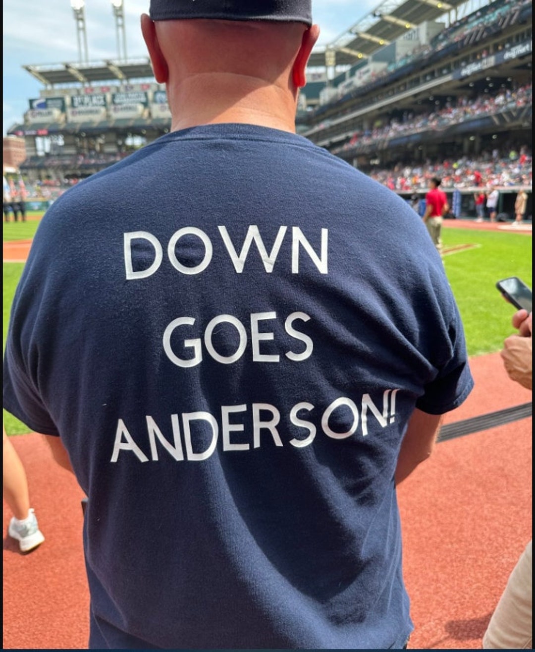 Down Goes Anderson Jose Ramirez Vs Tim Anderson Shirt Hoodie - Etsy