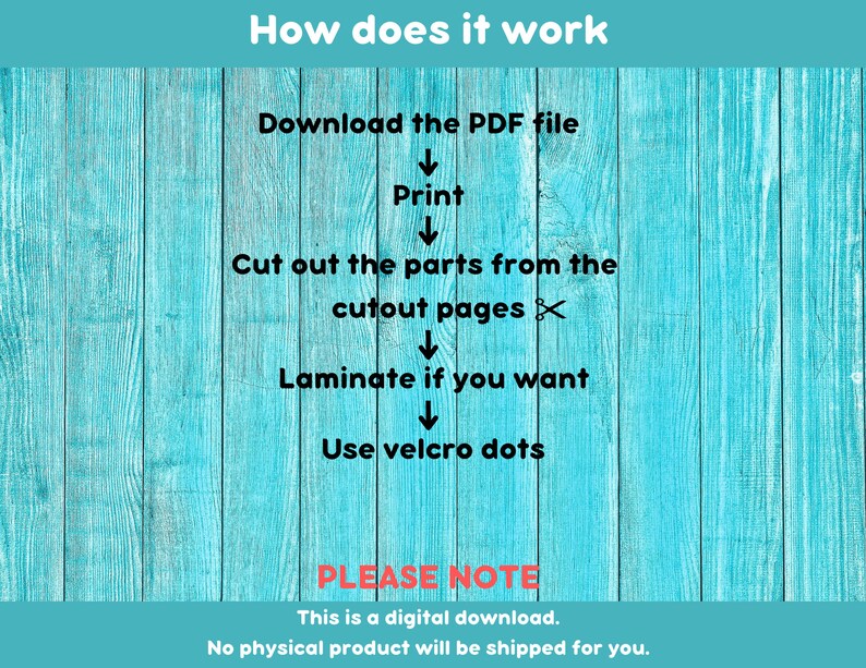 Animal Busy Book for Kids, Toddlers, Preschoolers, Printable ...