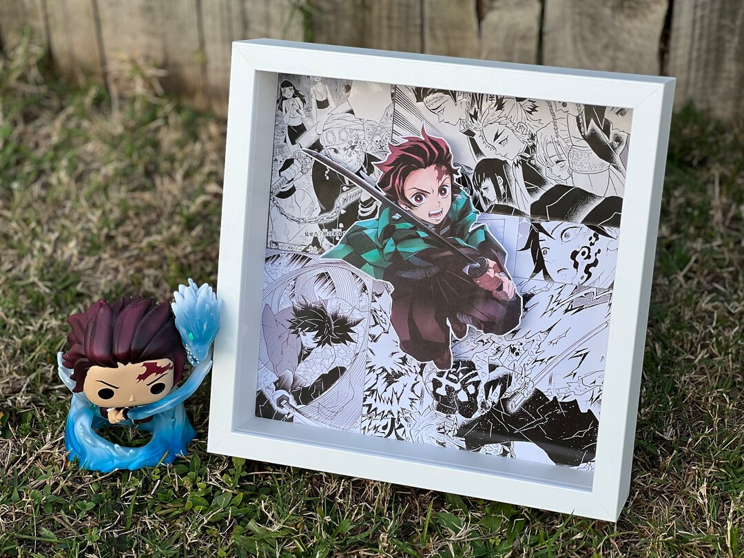 Demon Slayer Tanjiro Shadow Box Frame - Etsy Australia