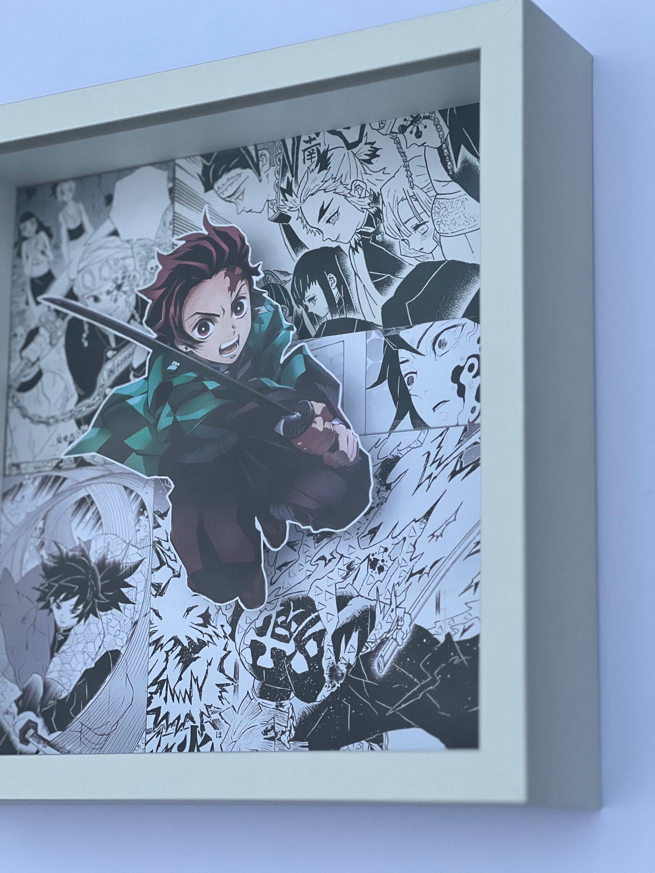 Demon Slayer Tanjiro Shadow Box Frame - Etsy Australia