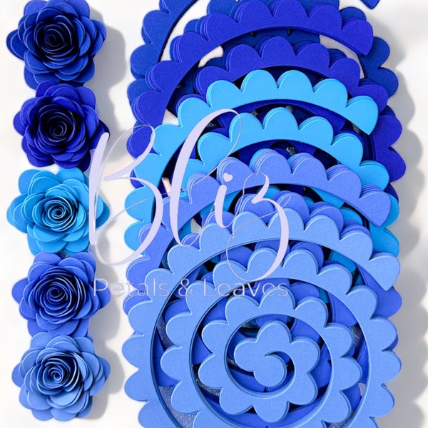 Spiral Flowers - Etsy