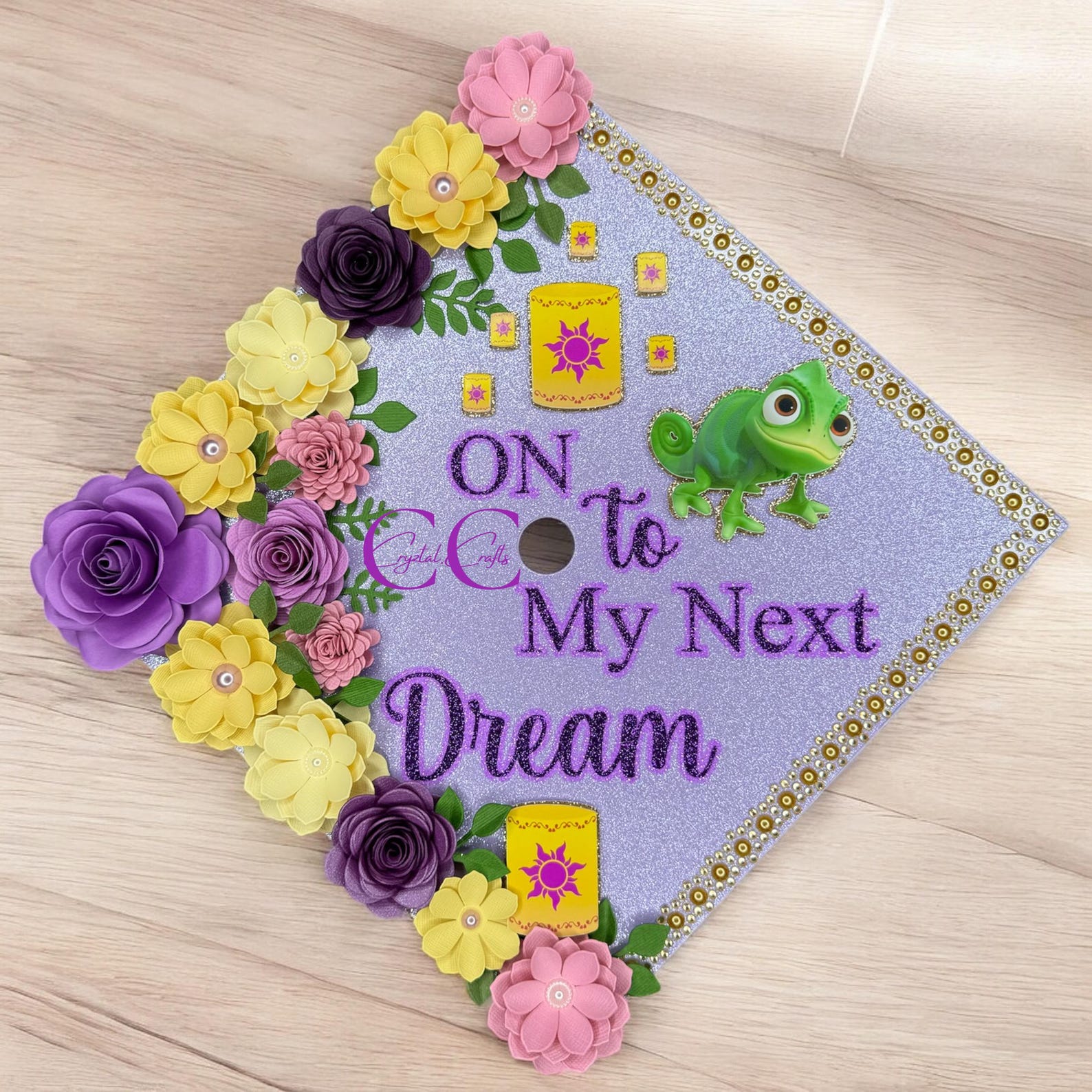 Rapunzel Graduation Topper | Rapunzel Graduation Cap | Tangled ...