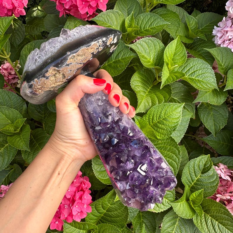 Large Gemstone Figurines - Etsy