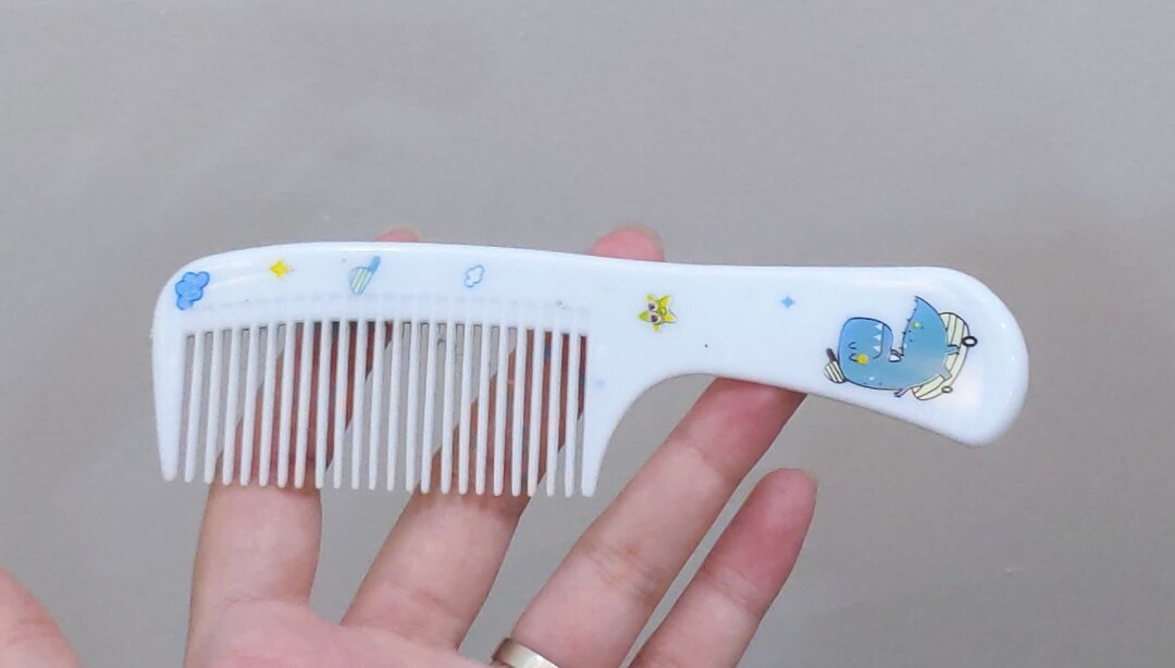 Small Baby Hair Comb Safe Plastic Material Cute Shape Blue - Etsy