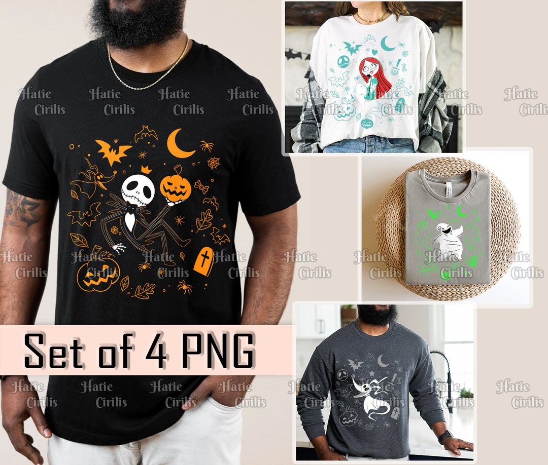 Nightmare Before Christmas PNG Bundle Halloween Cartoon PNG - Etsy