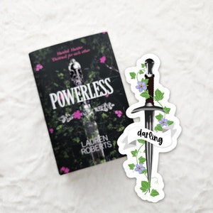 Darling Dagger Vinyl Sticker | Powerless | Reckless | Powerful | Lauren Roberts | Booktok | Book ...