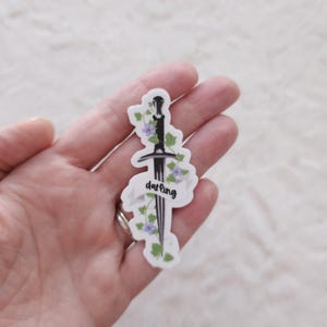 Darling Dagger Vinyl Sticker | Powerless | Reckless | Powerful | Lauren ...