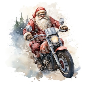 Santa Clipart, Christmas Clipart, Jpgs, Instant Digital Download ...