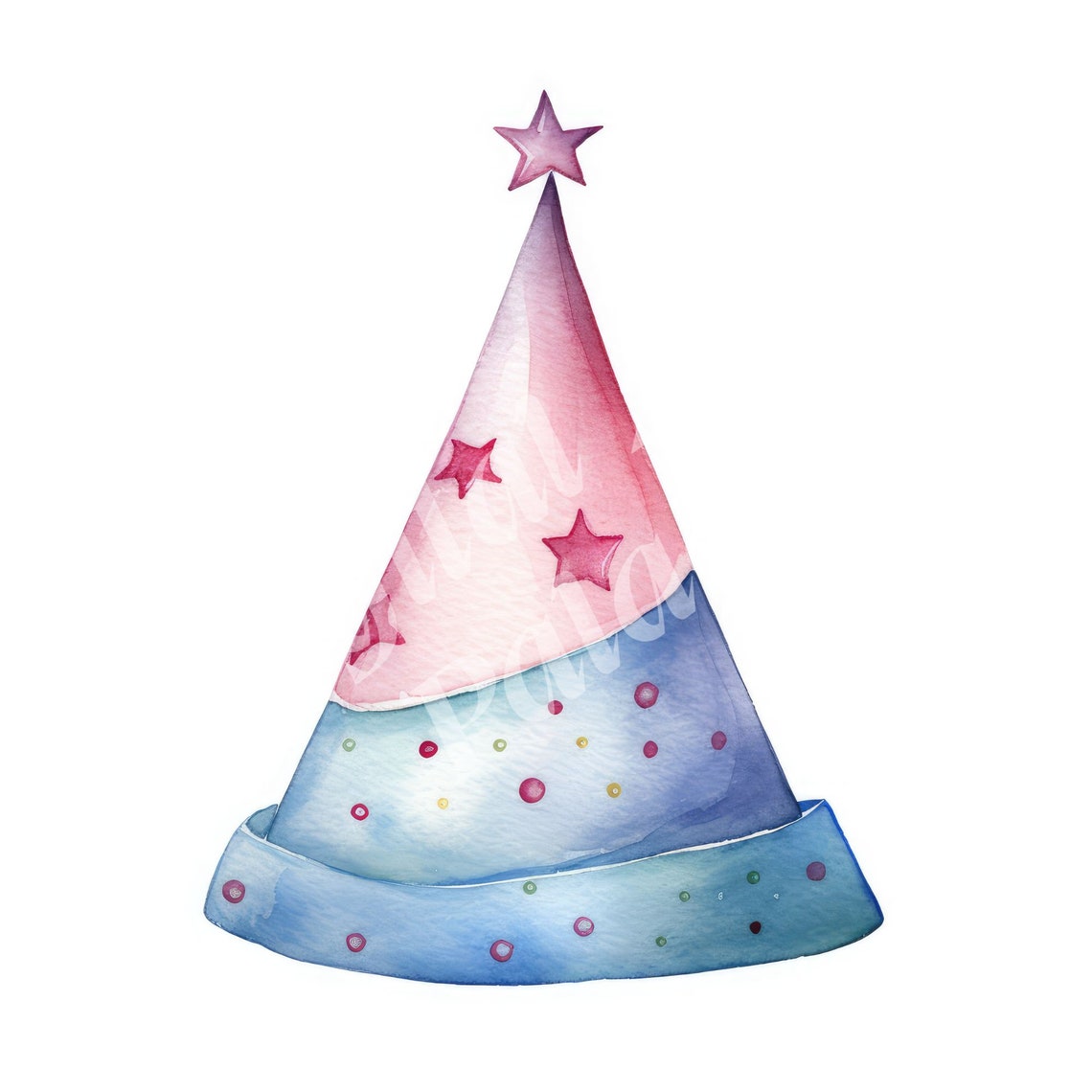 Birthday Hat Clipart, Party Hat Clipart, Jpgs, Instant Digital Download ...