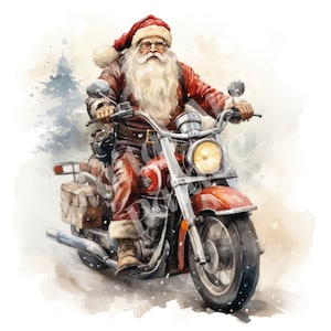 Santa Clipart, Christmas Clipart, Jpgs, Instant Digital Download ...