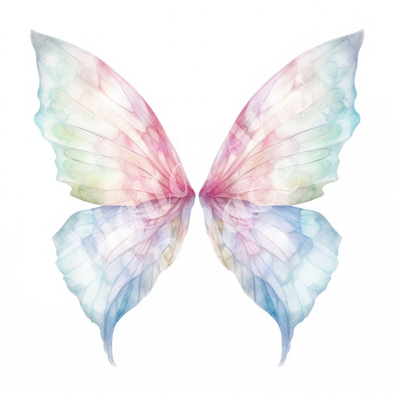 Fairy Wings Clipart Fantasy Wings Clipart Jpgs Instants - Etsy