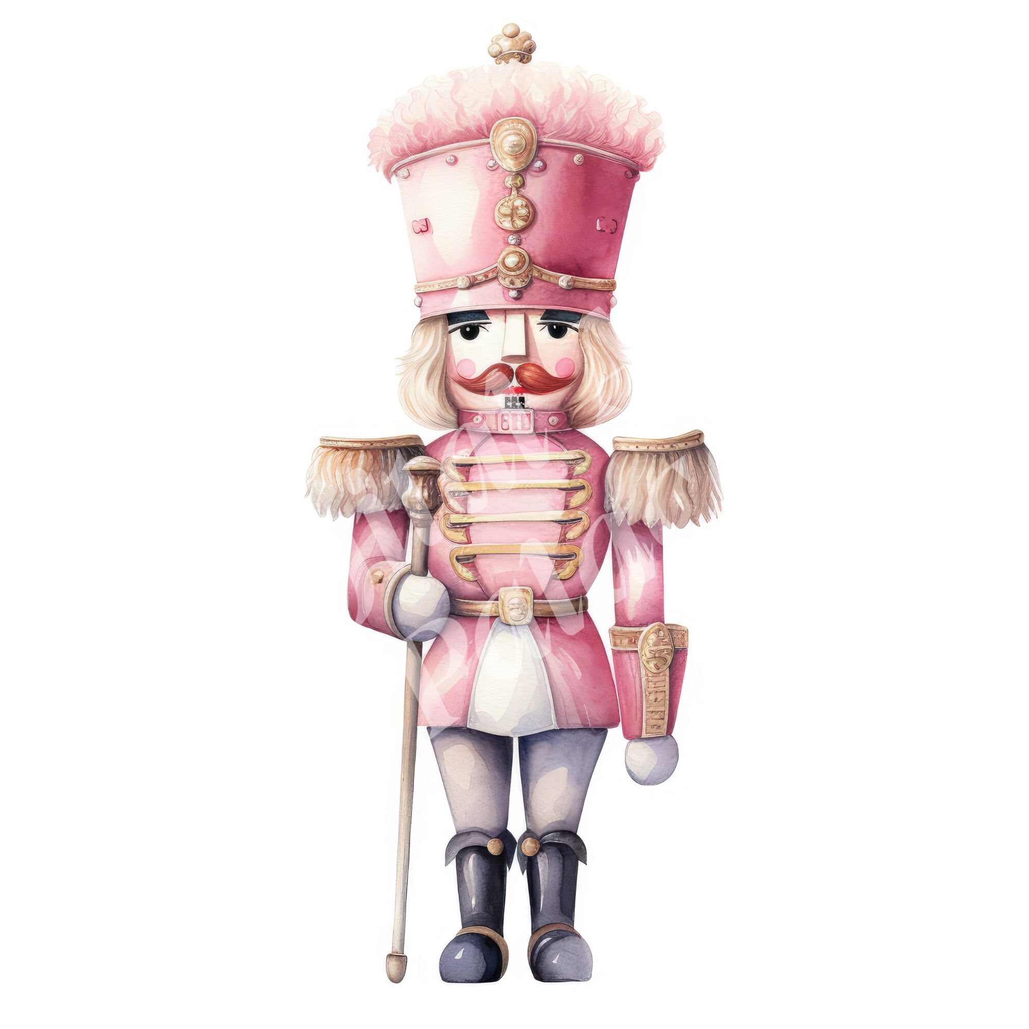 Pink Nutcracker Clipart, Christmas Nutcracker Clipart, Jpgs, Instant ...