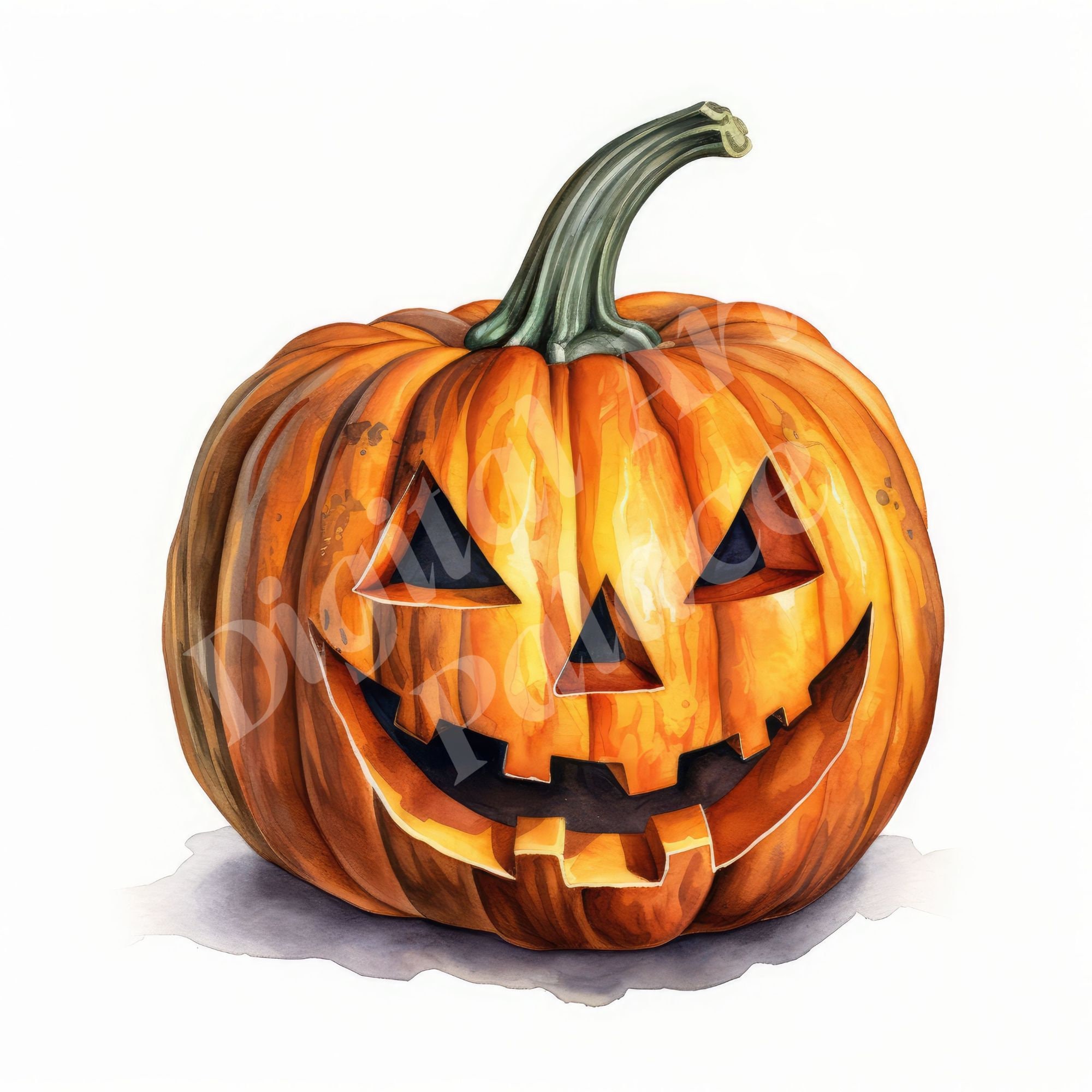 Jack-o-lantern Clipart Bundle Halloween Pumpkin Clipart - Etsy