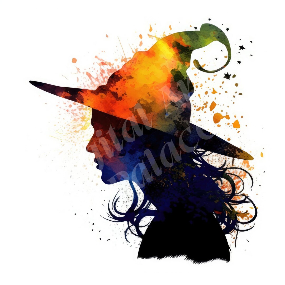 Witch Clipart Bundle - Halloween, Fall Clipart - Jpgs - Instant Digital ...