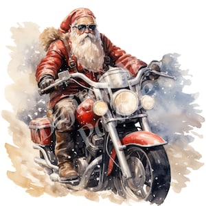 Santa Clipart, Christmas Clipart, Jpgs, Instant Digital Download ...