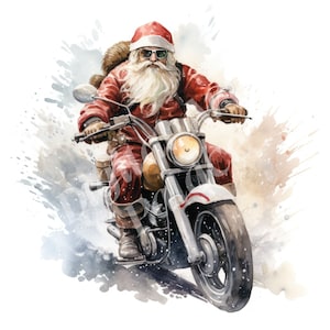 Santa Clipart, Christmas Clipart, Jpgs, Instant Digital Download ...