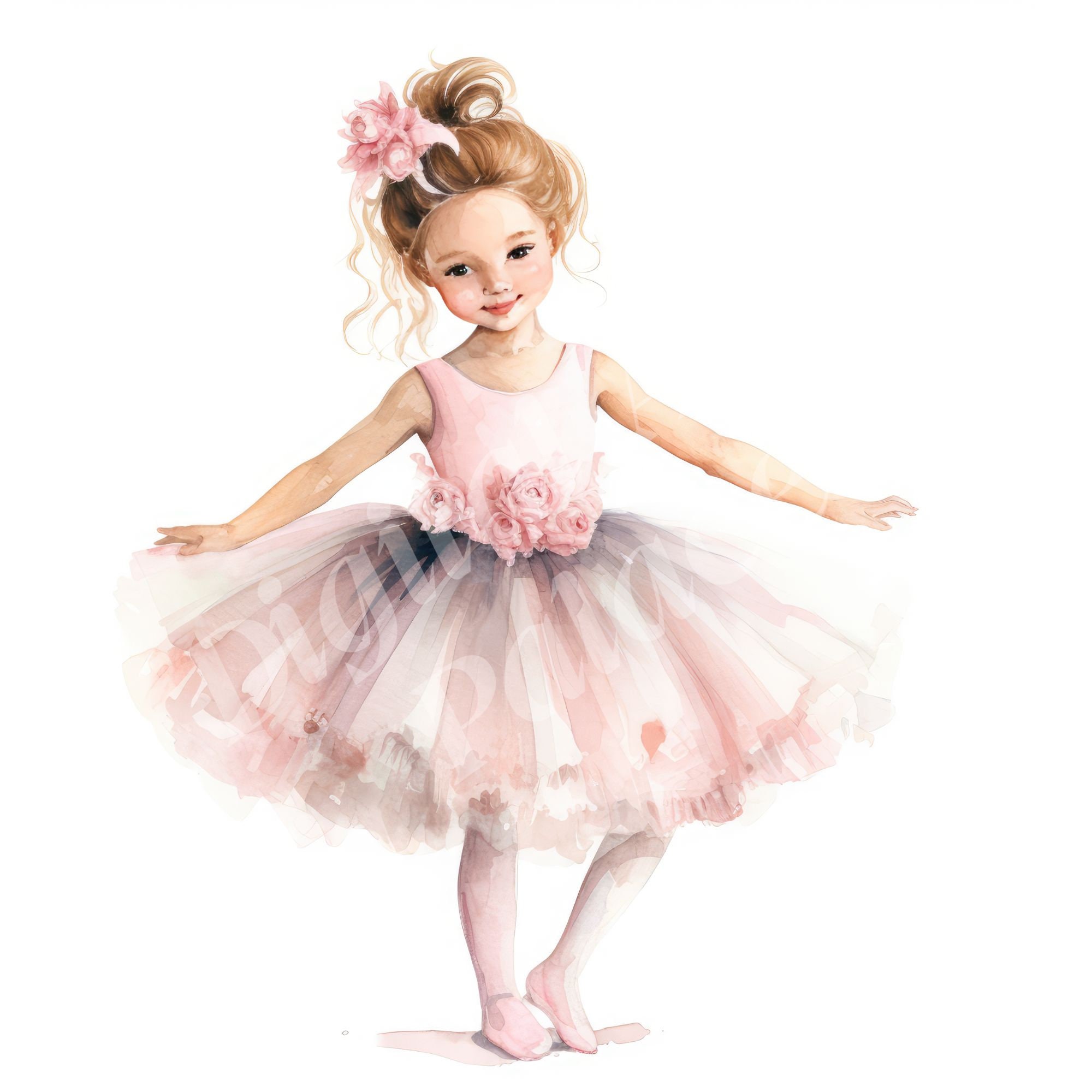 Little Ballerina Clipart Cute Ballerina Clipart Jpgs - Etsy