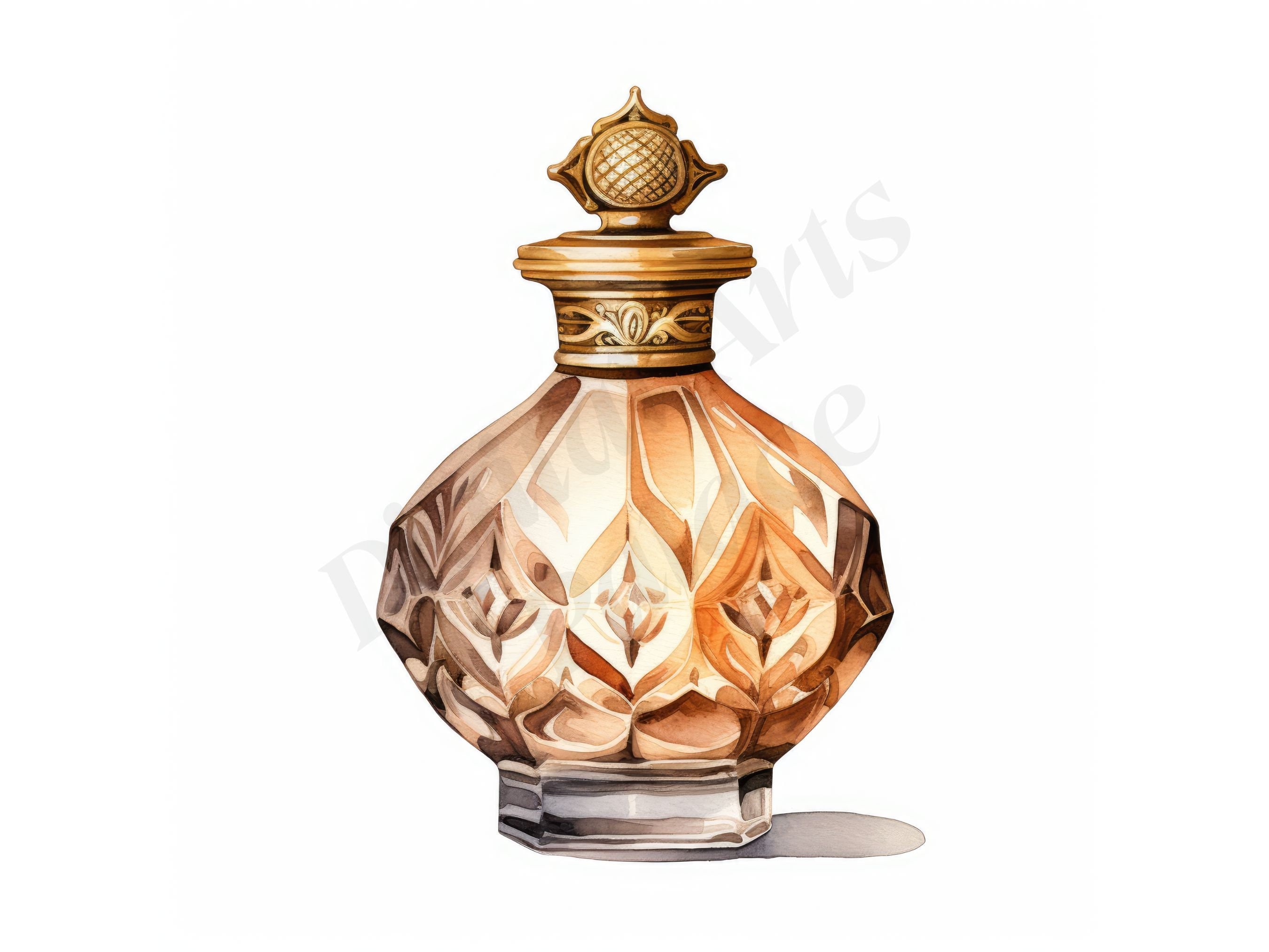 Perfume Bottle Clipart, Antique Perfume Bottle Clipart, Jpgs, Instant ...
